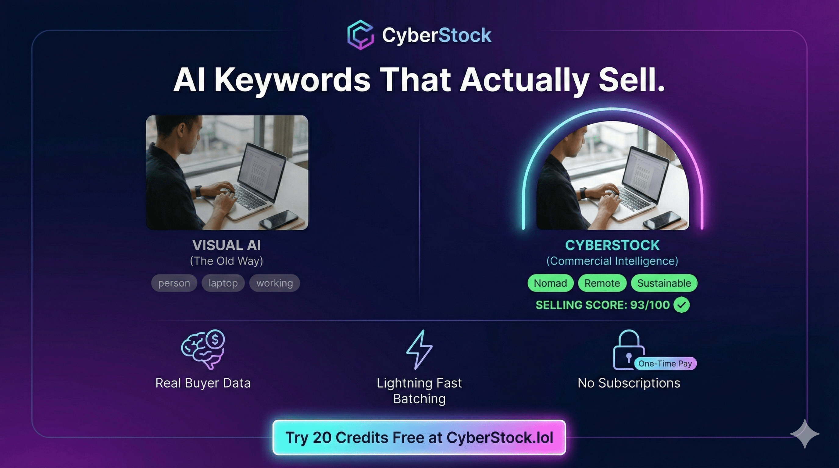 AI Keywords & Titles Powered By Real Data For Microstock Contributors